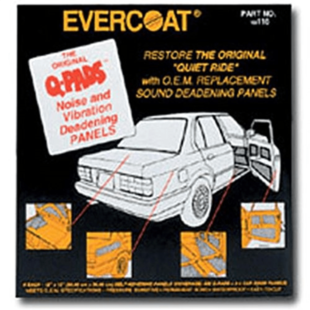 Free Shipping! Fibre Glass-Evercoat 116 Evercoat® Q-pads™, 6-pk ...