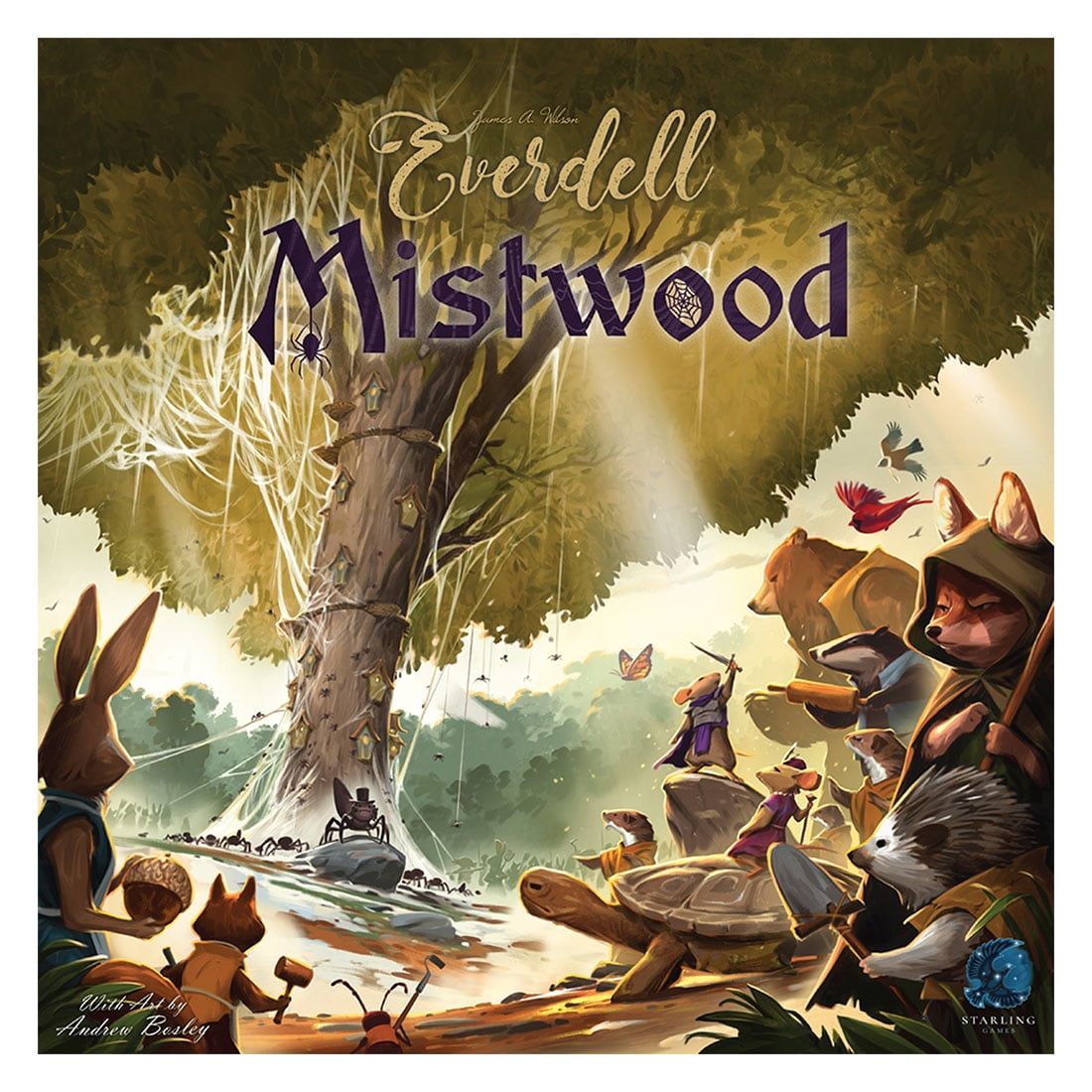 Starling Games Everdell Mistwood Expansion, Solo and 2-Player Strategy ...