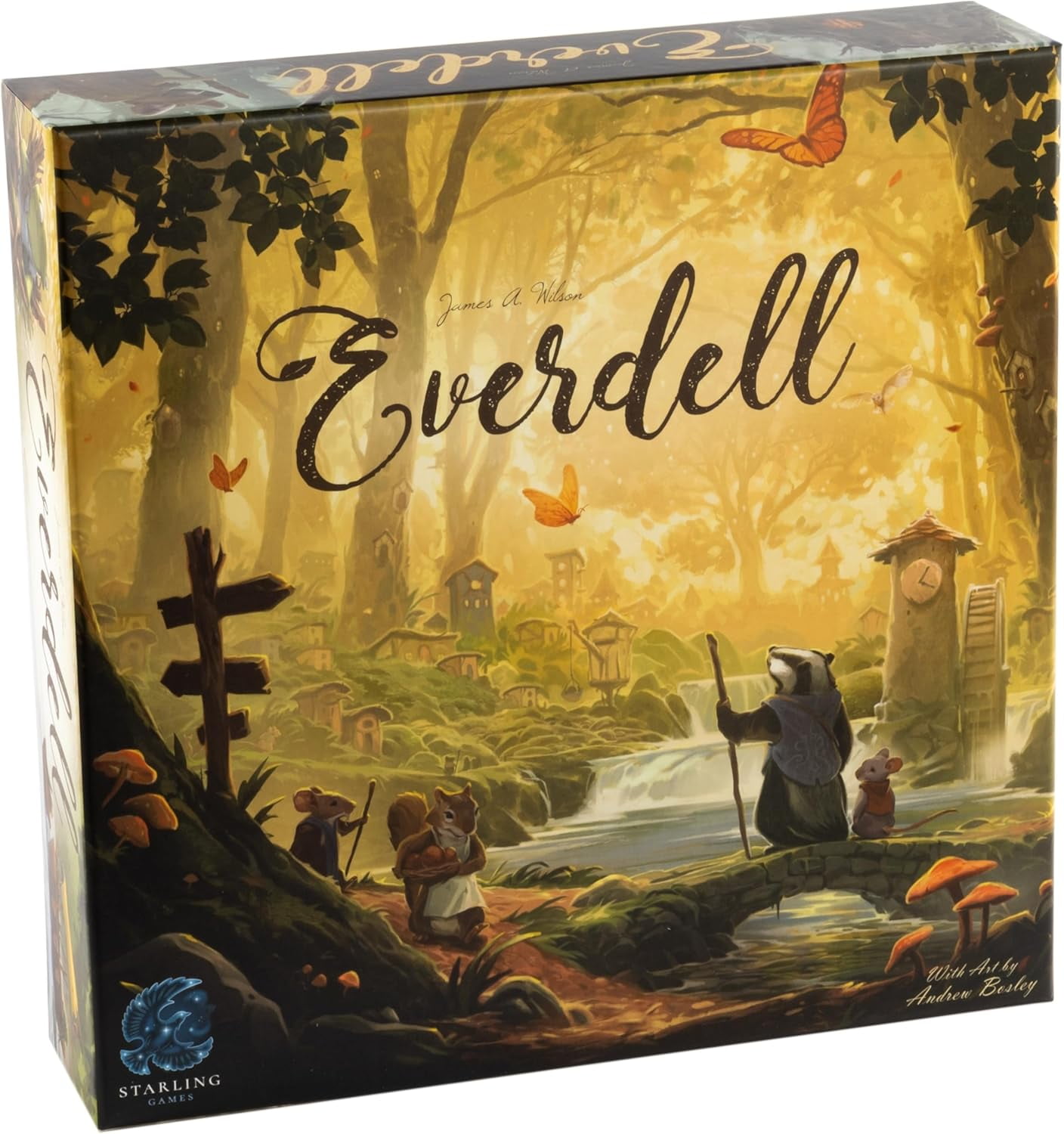 Everdell Standard Edition: 1-4 Player Fantasy Tabletop Game Build a ...