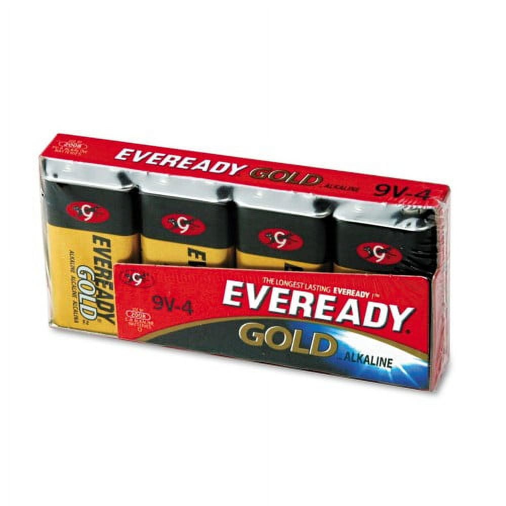 Eveready Gold 9V Batteries, 4/Pack (A5224) - Walmart.com