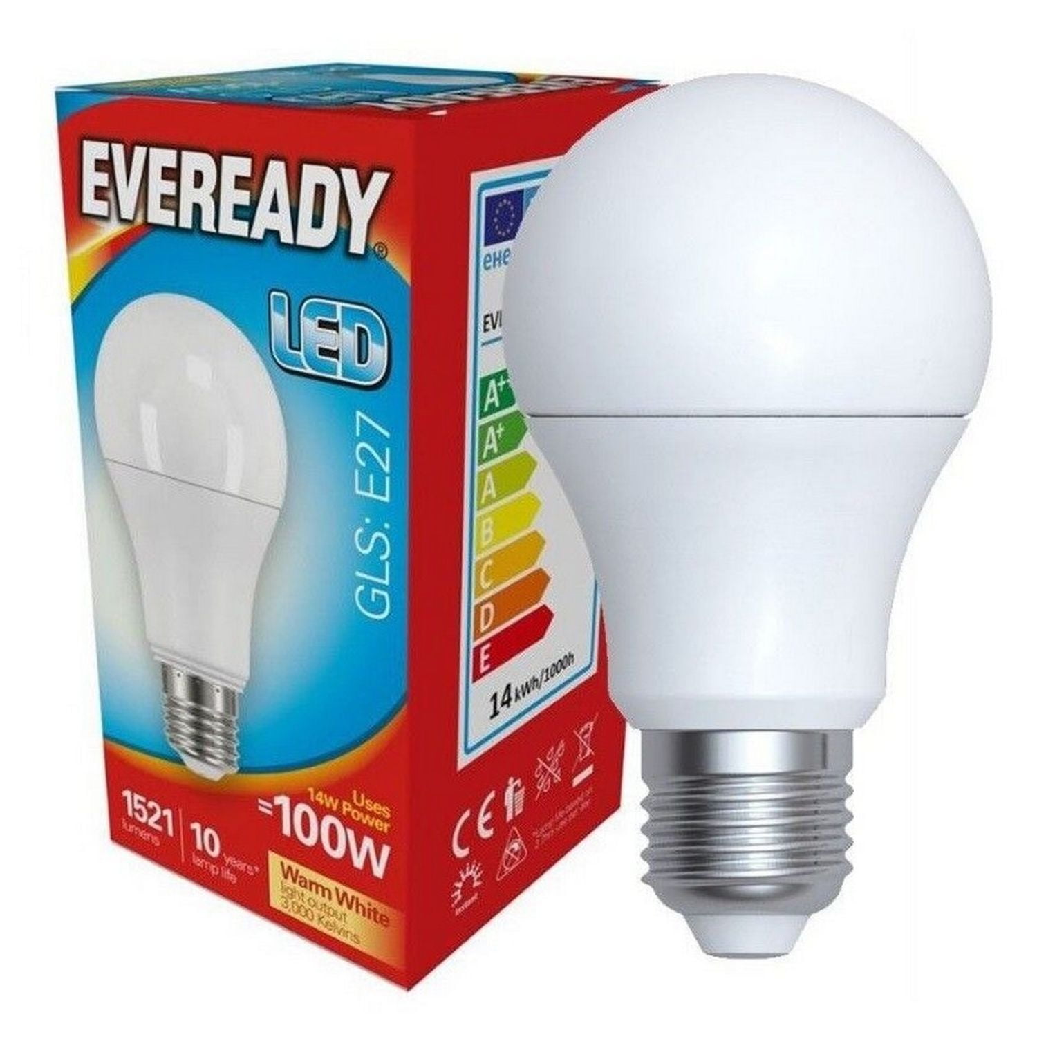 Eveready LED GLS E27 Bulb - Walmart.com