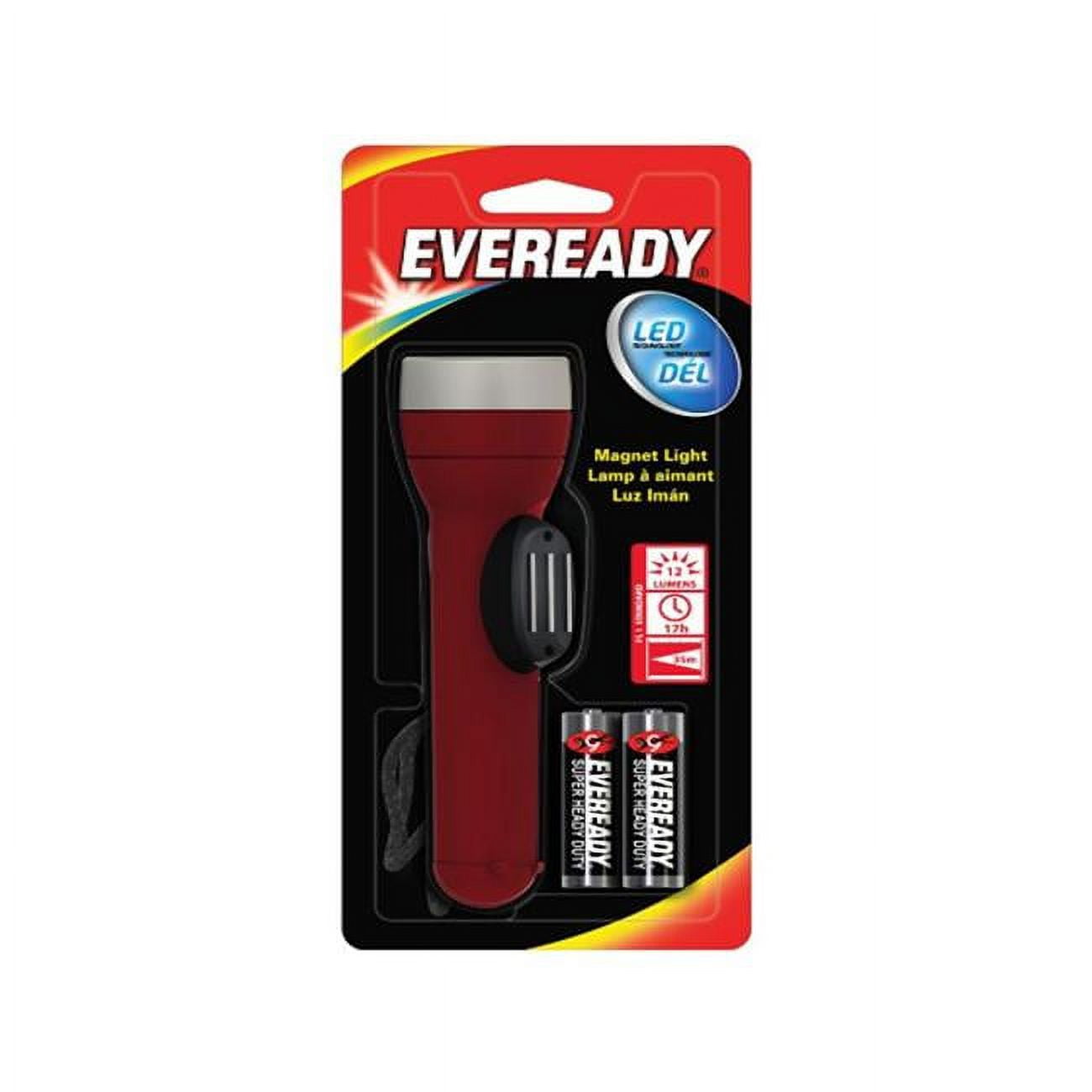Eveready Magnetic LED Flashlight - Walmart.com