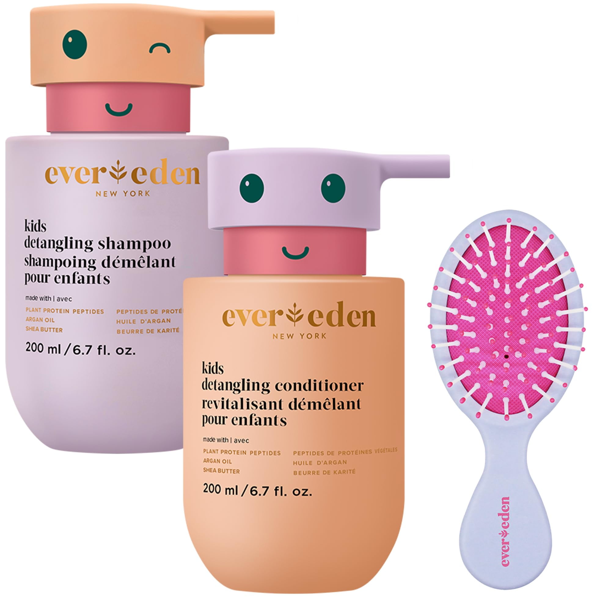 Evereden Happy Hair Duo IEF31 for Kids: Vegan Shampoo and Conditioner ...