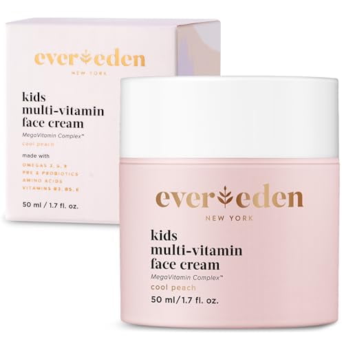 Evereden Kids Face Cream: Cool Peach, 1.7 oz. | Plant Based and Natural ...