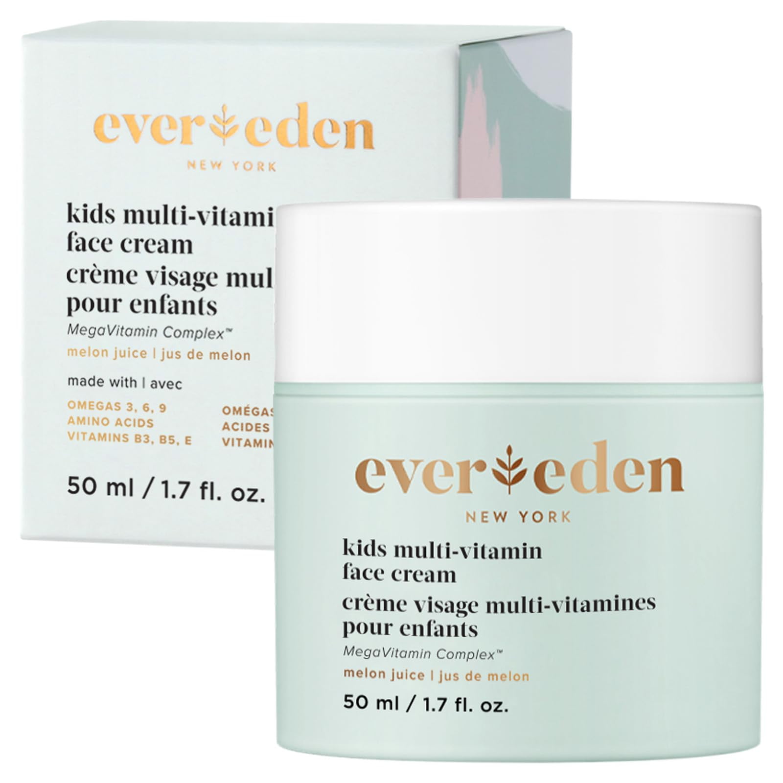 Evereden Kids Face Cream: IFF17 Melon Juice, 1.7 oz. | Kids Face Lotion ...