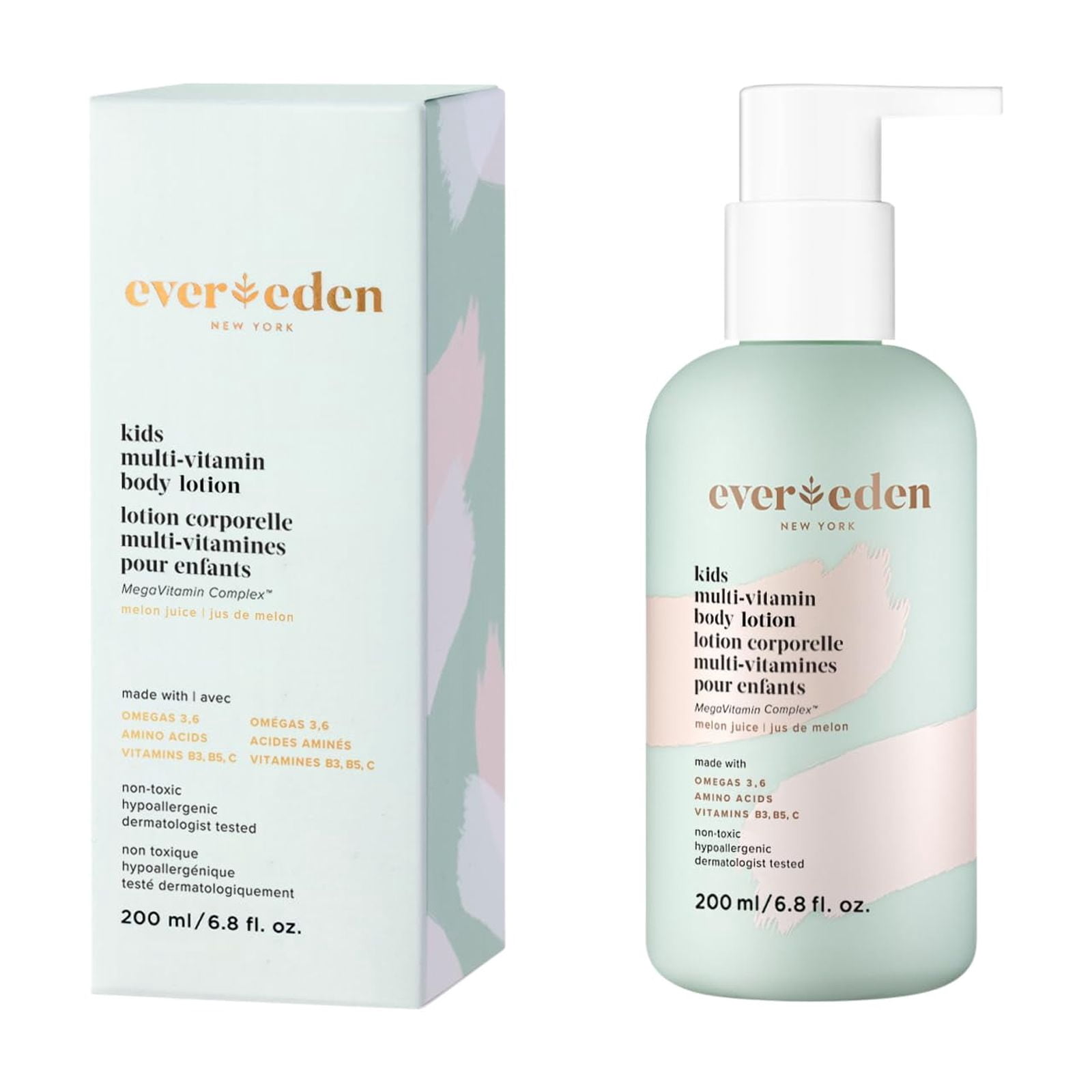 Evereden Kids Multi-Vitamin Body Lotion (6.8 fl.oz., Melon Juice ...