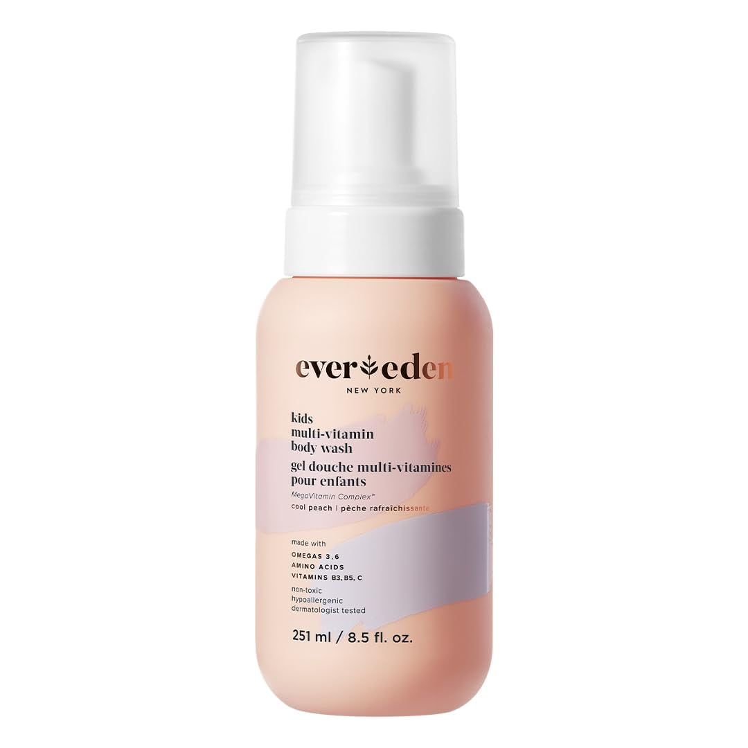 Evereden Multi-Vitamin Kids Body HMF23 Wash Cool Peach: Gentle Body ...