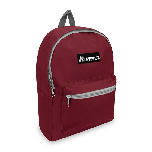 Everest 15" Basic Backpack, Burgundy All Ages, Unisex 1045K-BURG ...