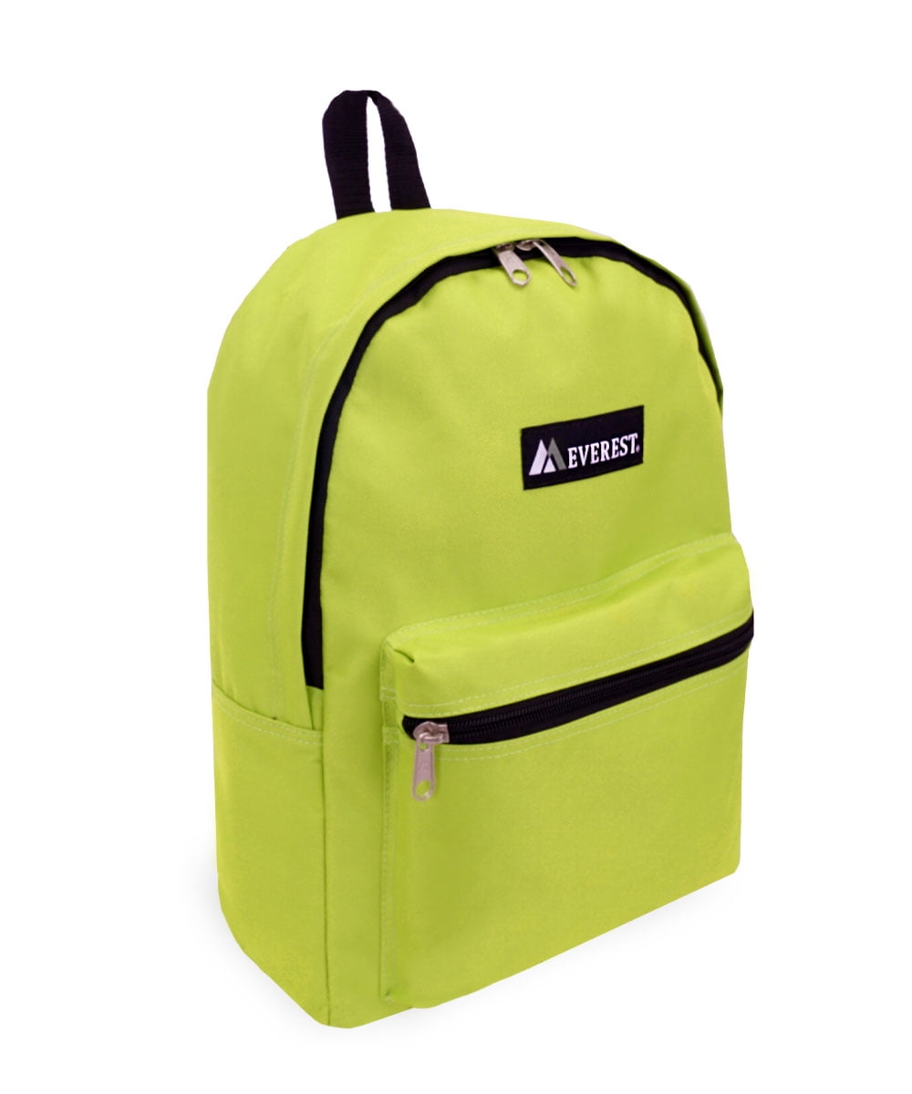 Everest 15" Lime Basic Backpack, All Ages, Unisex - 1045K-LIM - Walmart.com
