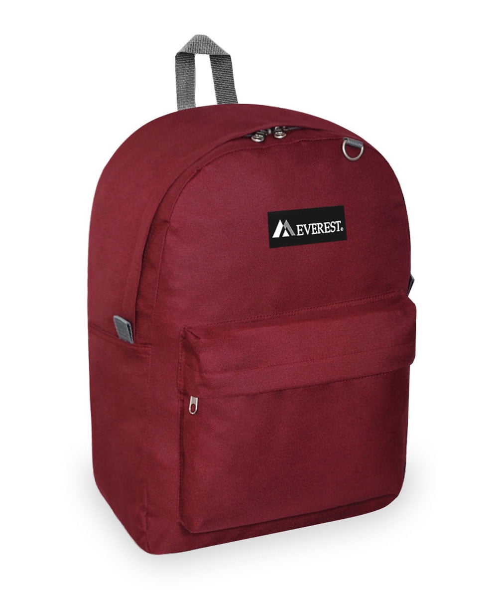 Everest 16.5" Classic Backpack, Burgundy All Ages, Unisex 2045CR-BURG ...