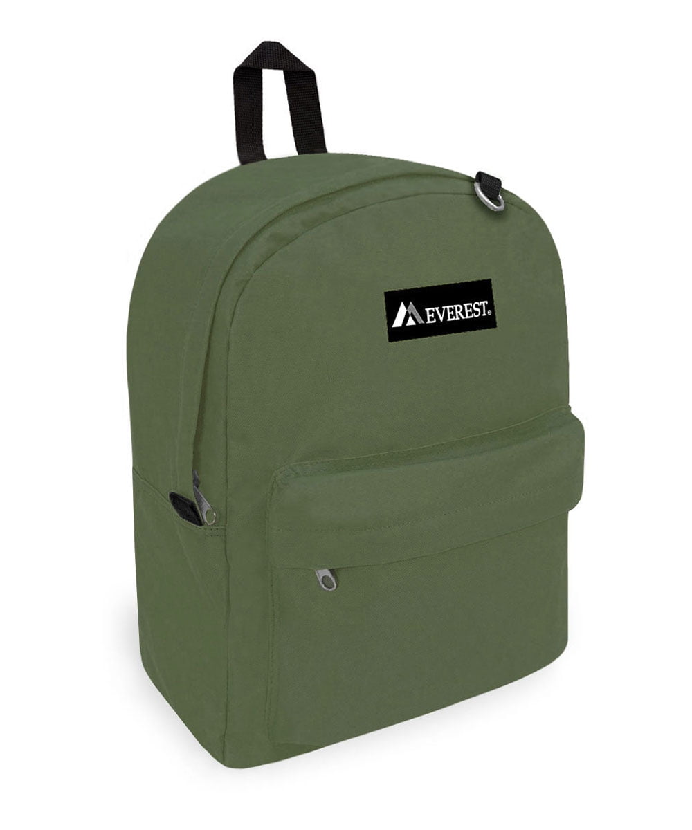 Everest 16.5" Olive Classic Backpack, All Ages, Unisex - 2045CR-OLI ...
