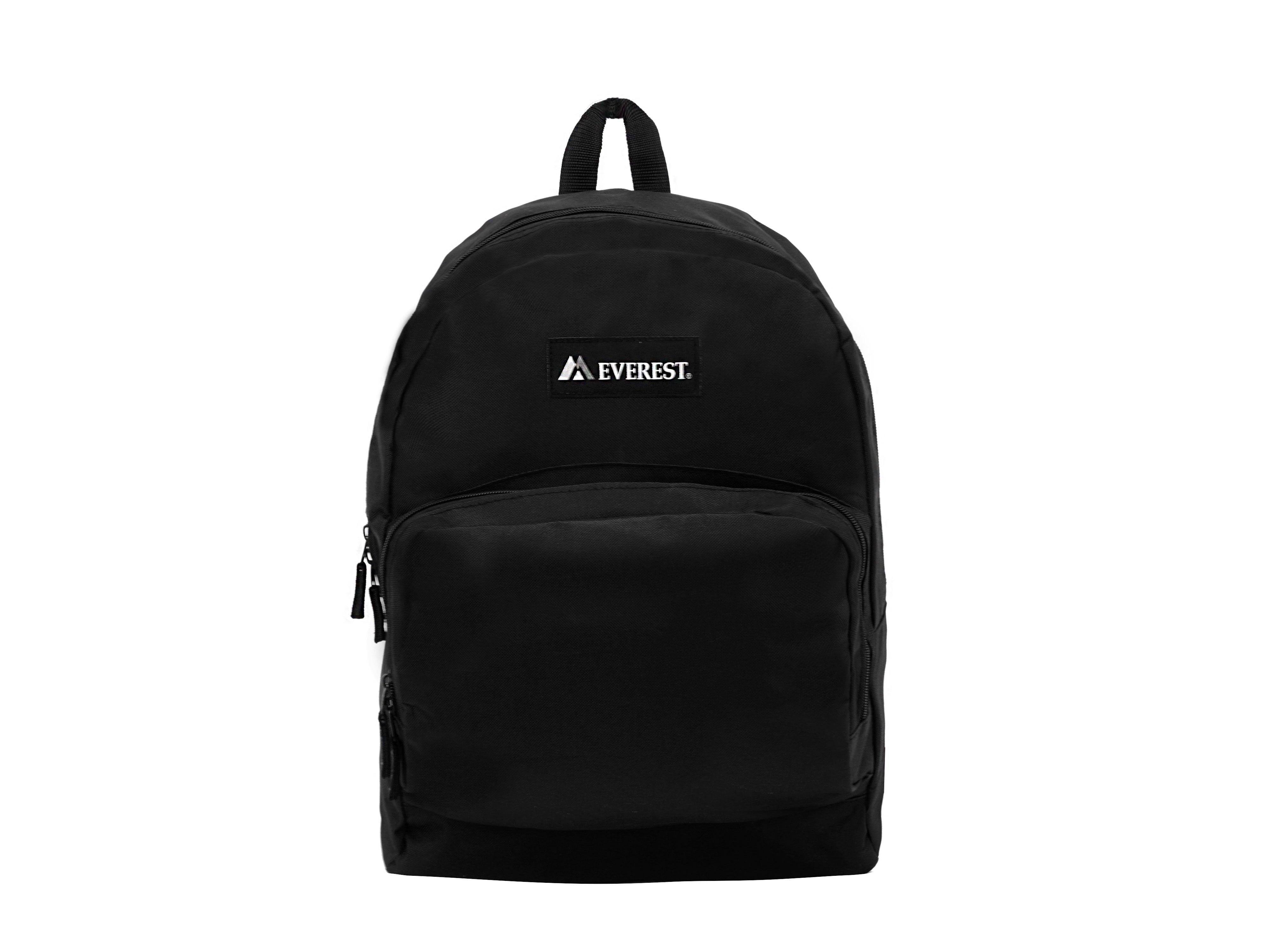 Everest 17" Classic Backpack with front organizer, Black All Ages ...