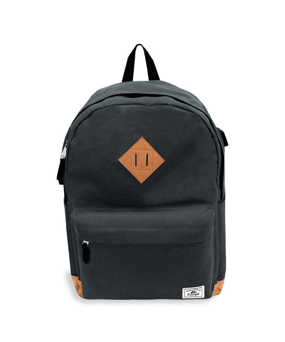 Everest 17" Vintage Laptop Backpack w/ USB Port, Navy All Ages, Unisex ...