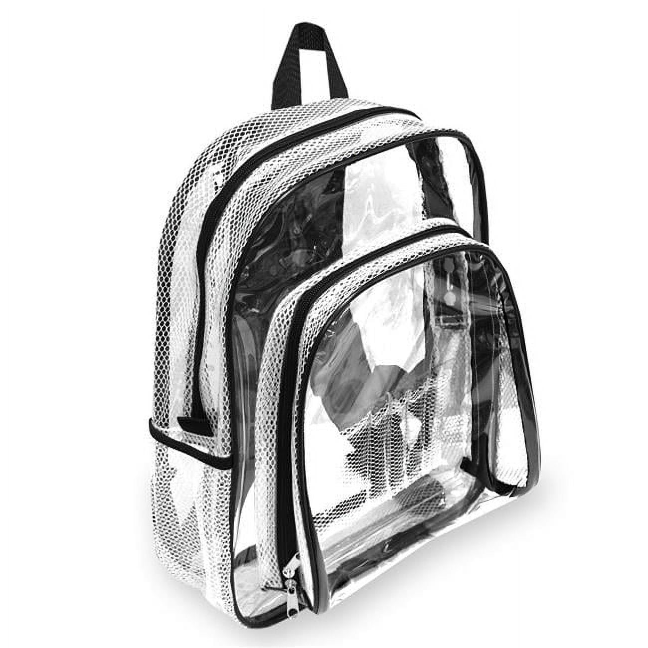 Everest 18" Clear Backpack - Large, Clear All Ages, Unisex 2055CL-WHT ...