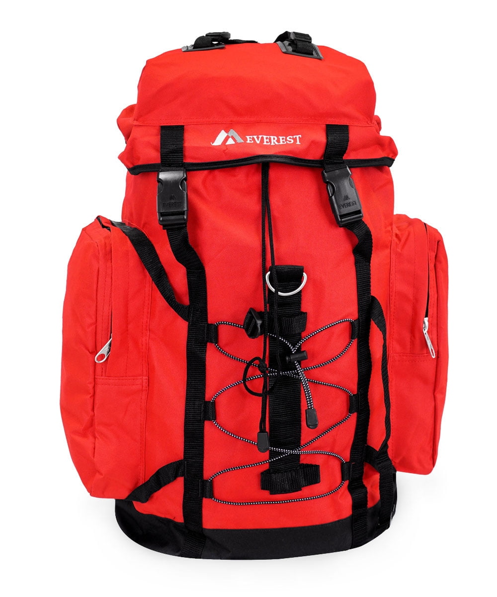 Everest 24" Hiking Pack, Red All Ages, Unisex 8045D-RD/BK, Carrier and ...