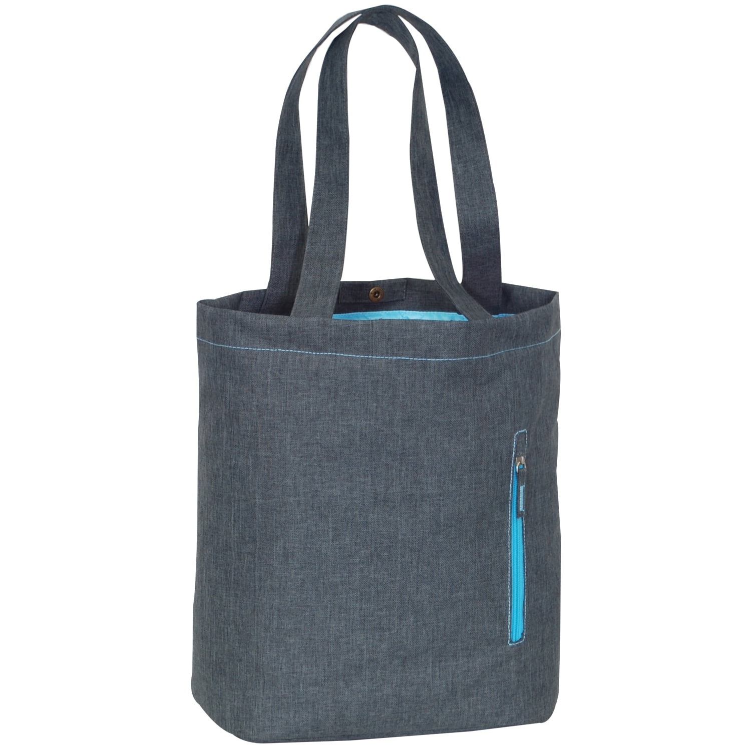 Everest Laptop/Tablet Tote Bag Charcoal/Blue OSFA - Walmart.com