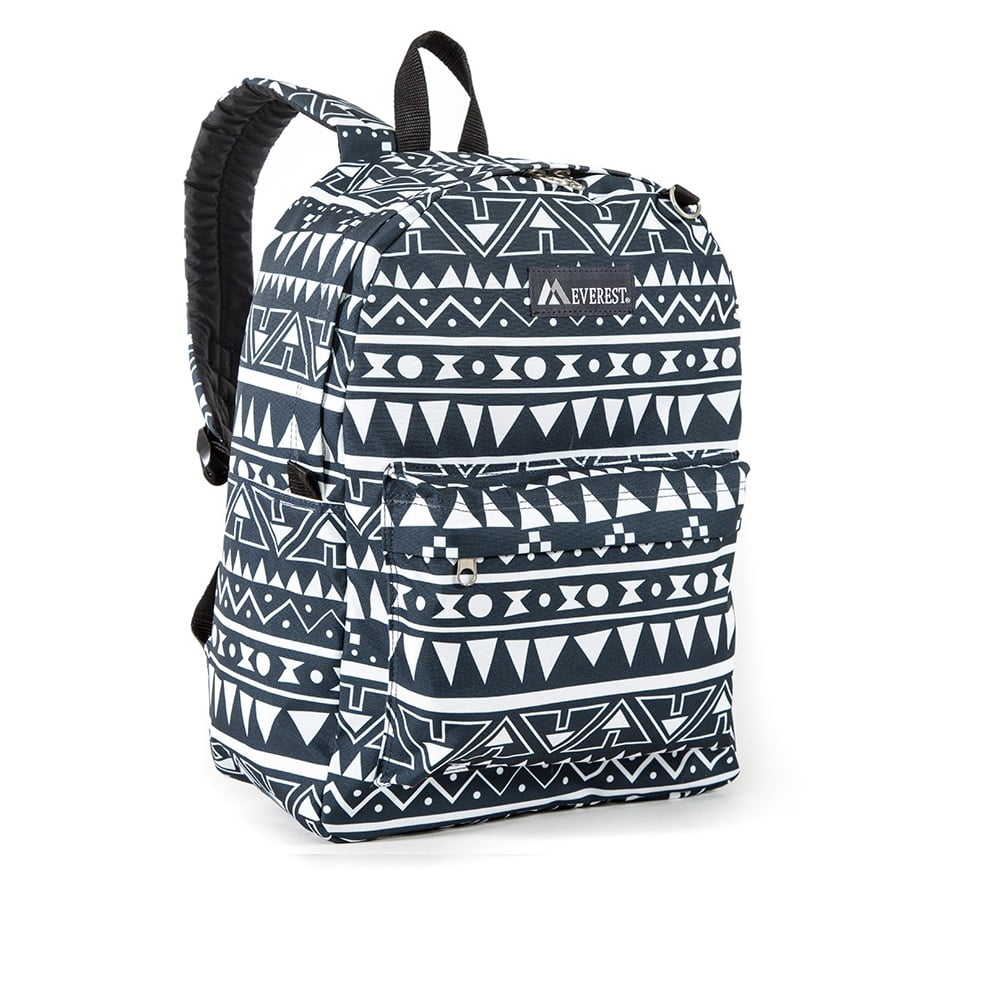 Everest Pattern Printed Backpack, Navy White Ethnic - Walmart.com
