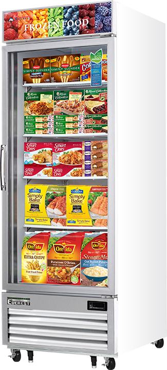 Everest Refrigeration EMGF23 Reach-in Merchandising Freezer 1 Glass ...