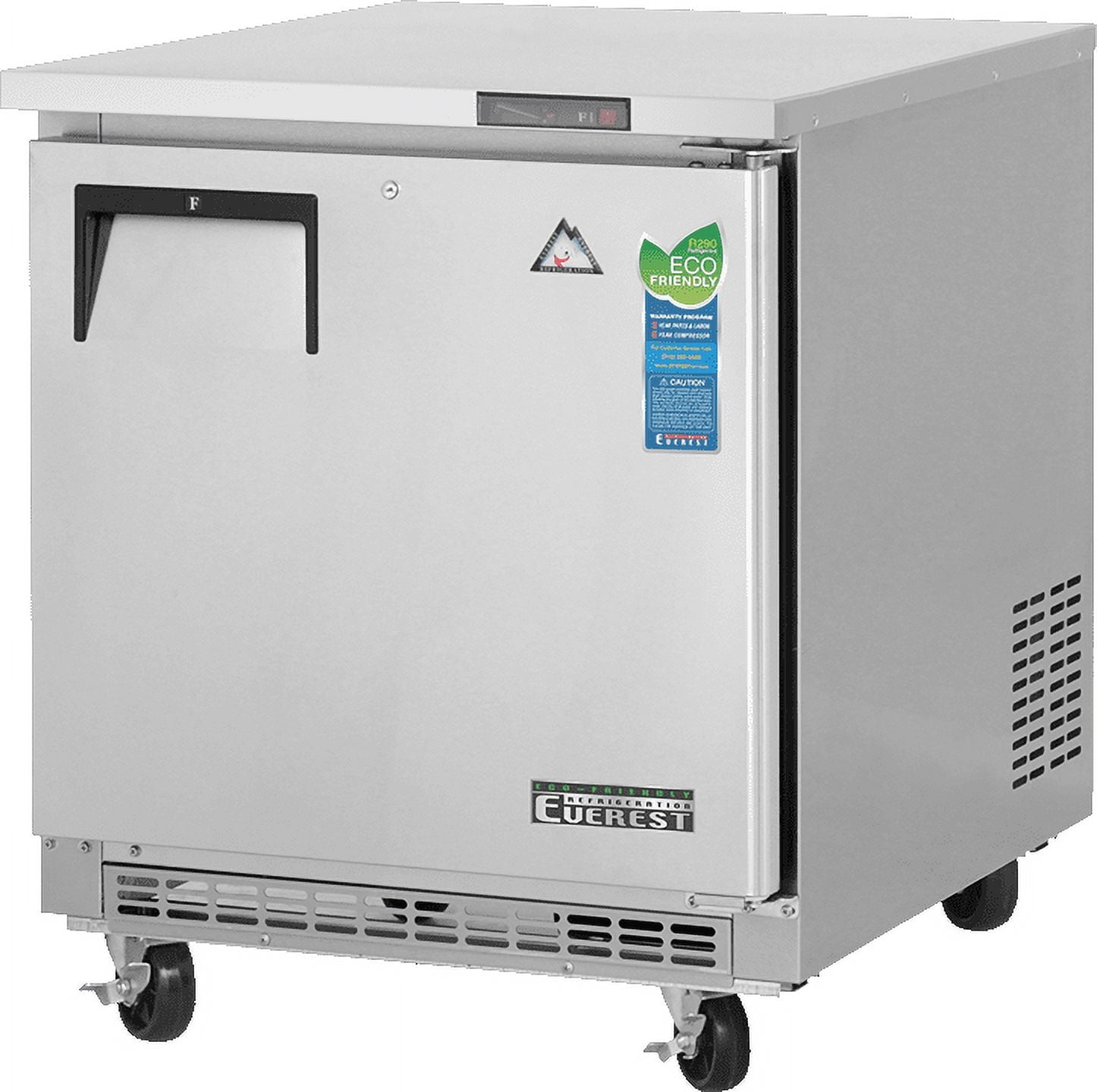 Everest Refrigeration ETBF1 Undercounter Worktop Freezer 1 Door, 115v ...