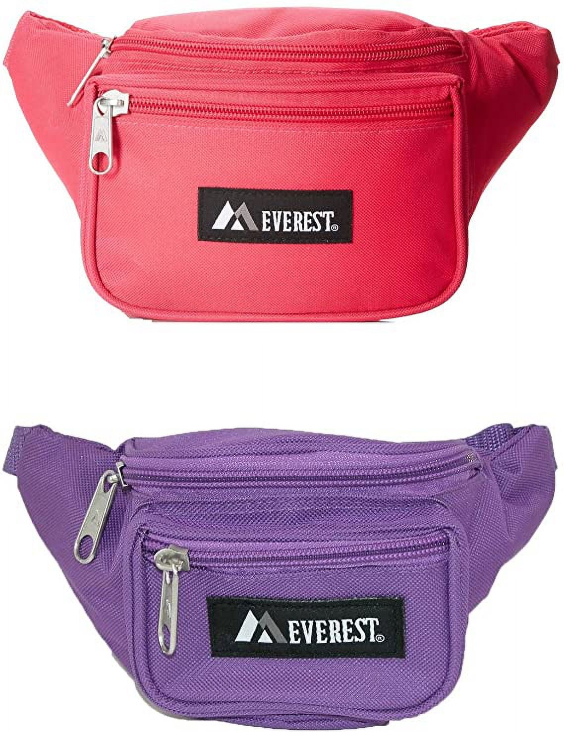 Everest Signature Set of 2 Fanny Packs - Purple and Hot Pink - Walmart.com