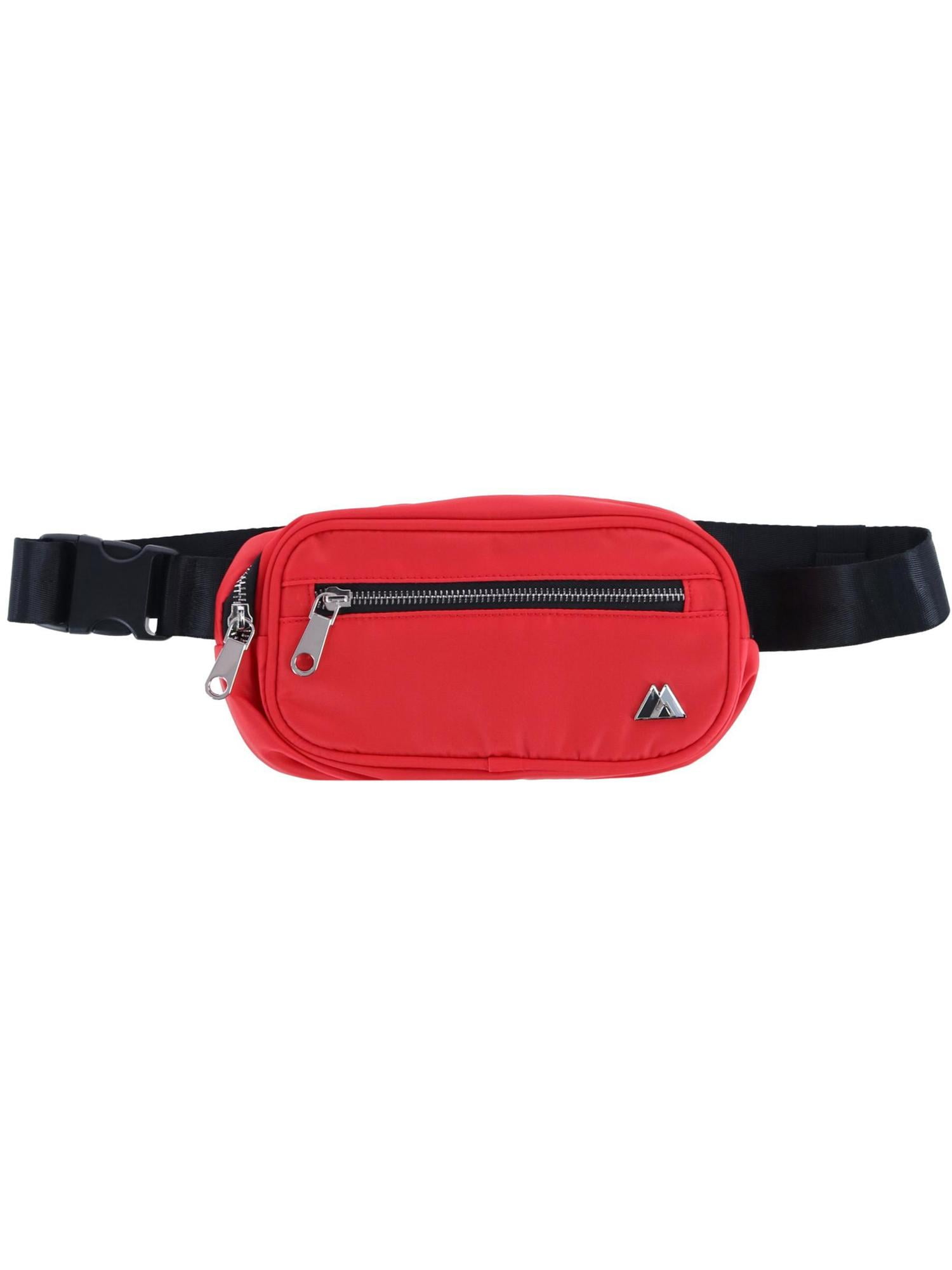 Everest Sleek Front Zipper Belt Bag - Walmart.com