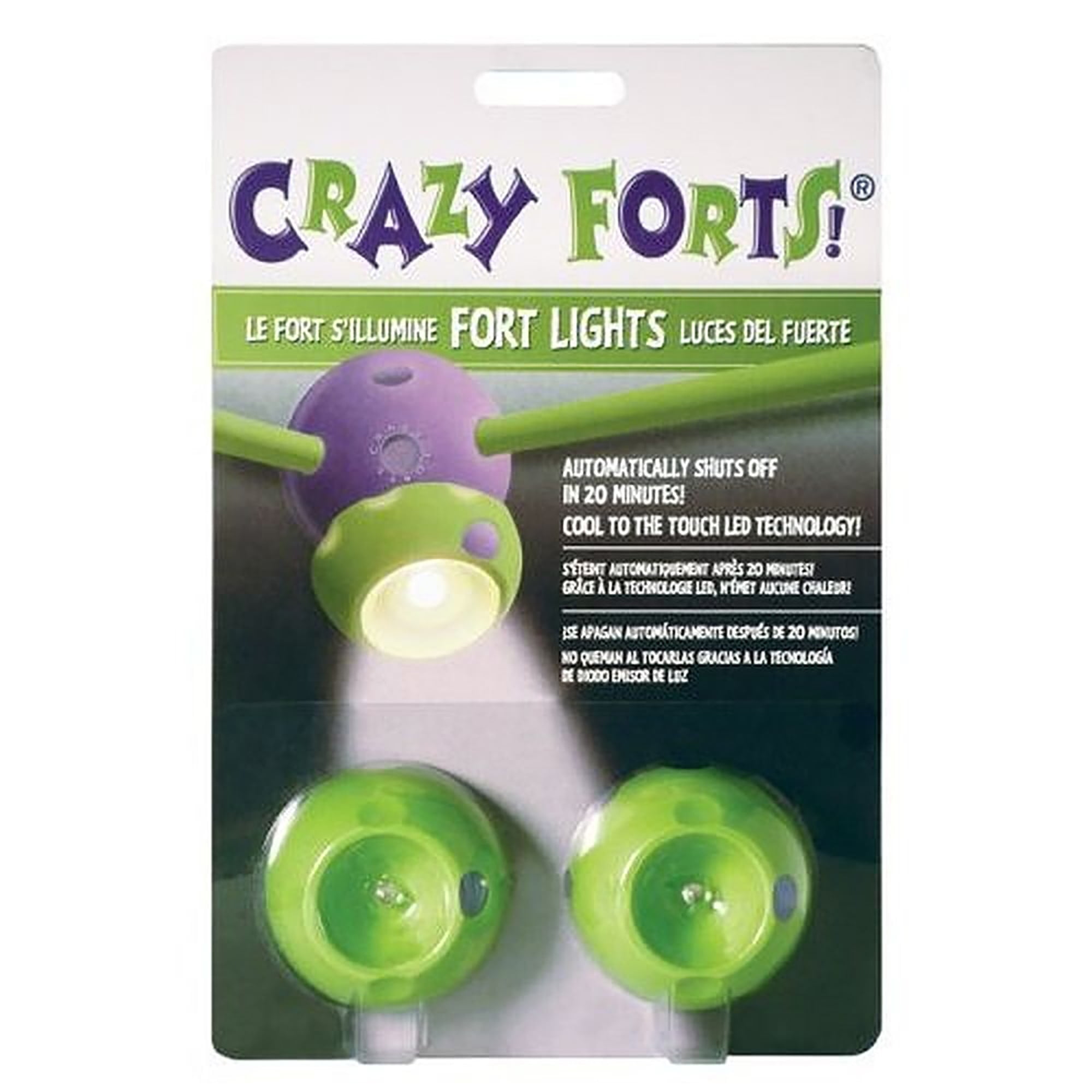 Everest Toys: Crazy Forts! Lights - Green - 2 LED Balls, Toy Fort ...