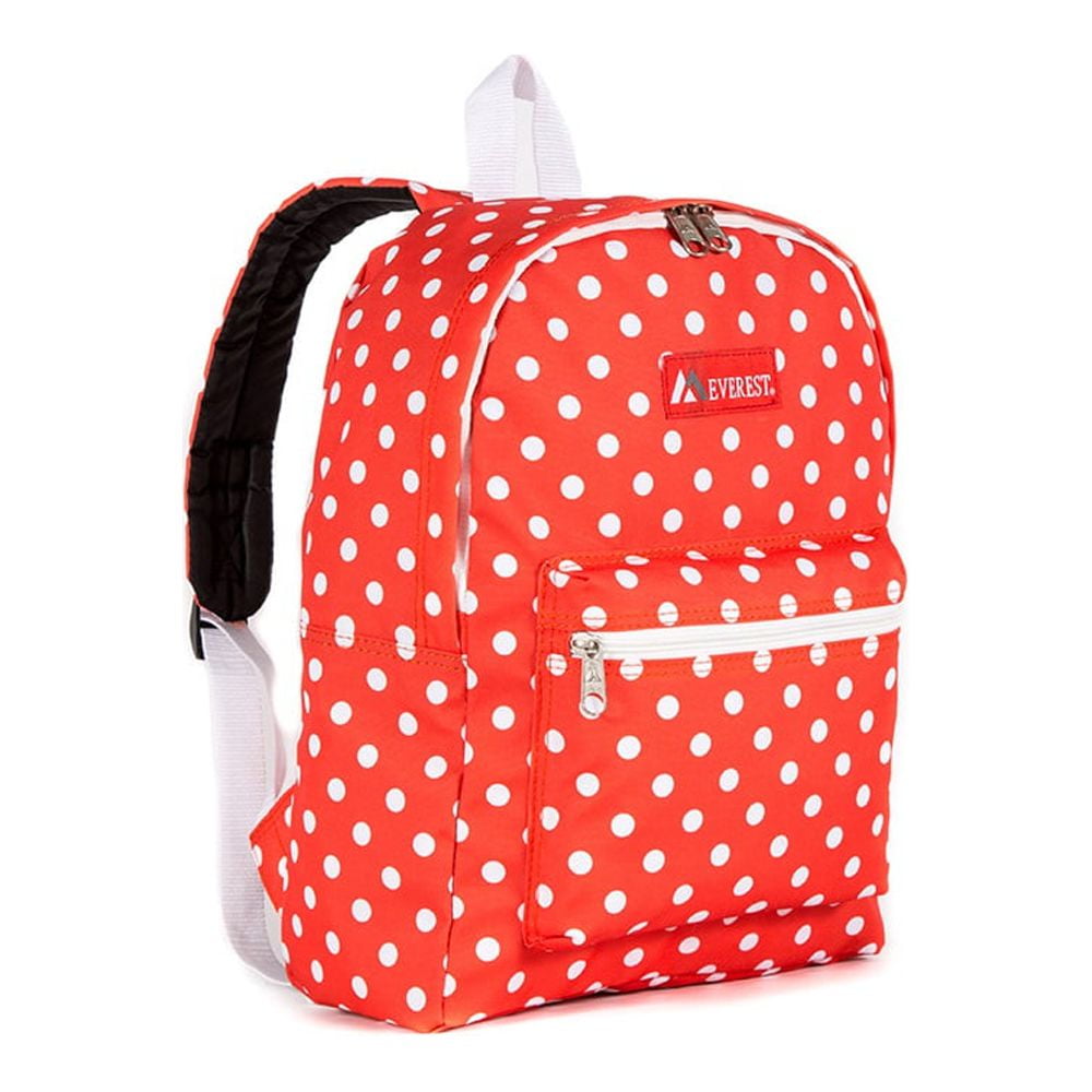 Everest Unisex Backpack 1045Kp Tangerine White Dot - Walmart.com