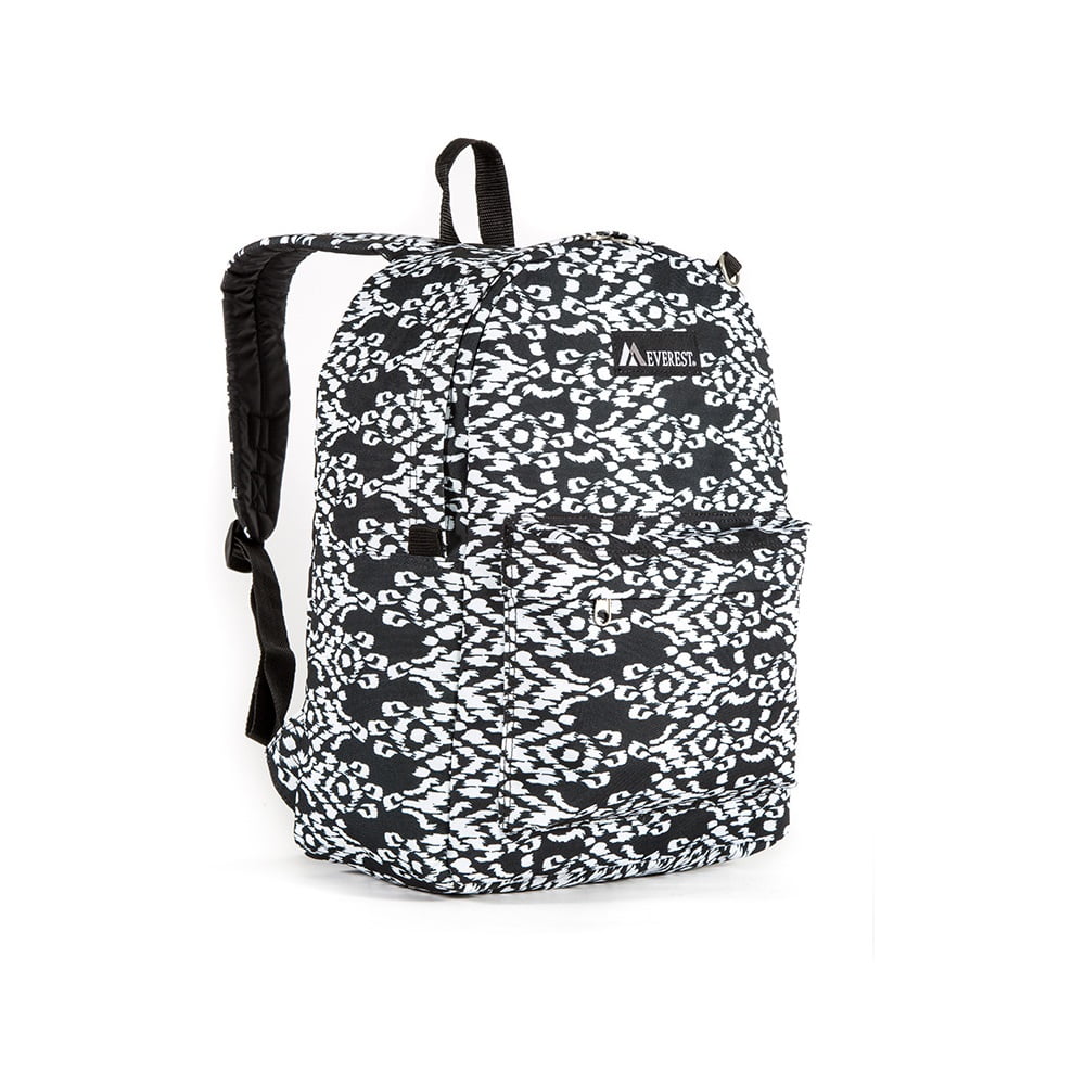 Everest Unisex Backpack 2045P Black White - Walmart.com