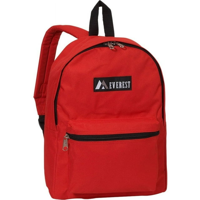 Everest Unisex Basic 15" Backpack Red - Walmart Business Supplies