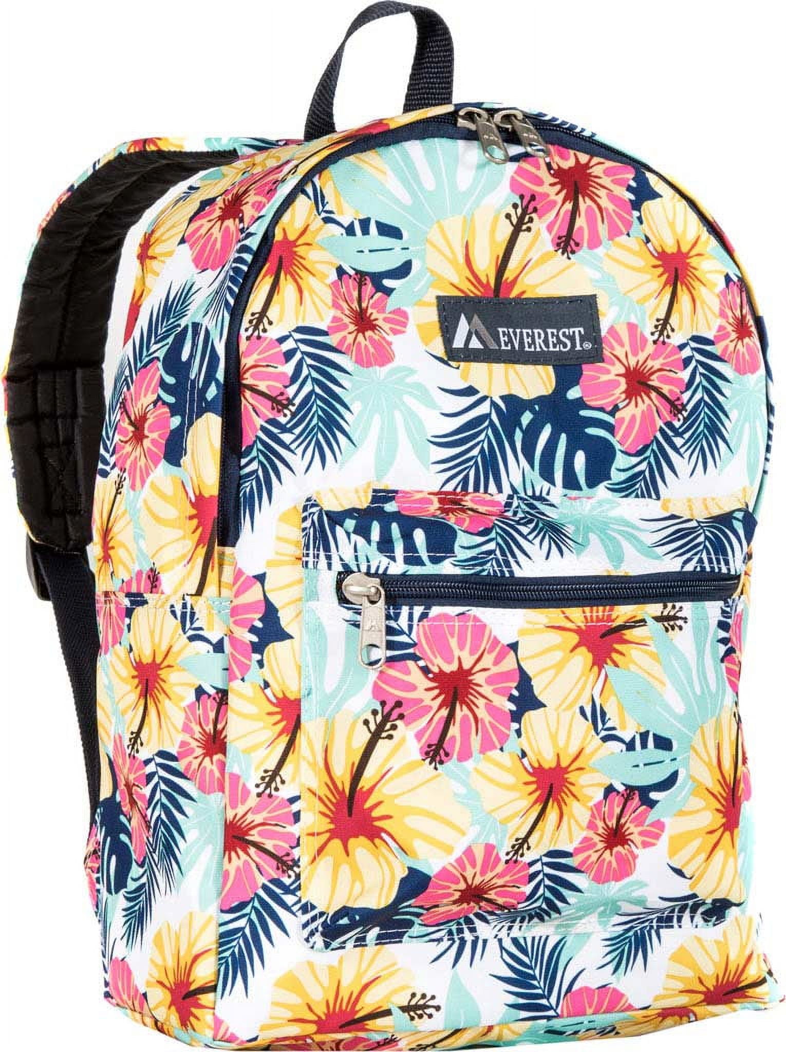 Everest Unisex Pockets Tropical Polyester Backpacks - Walmart.com