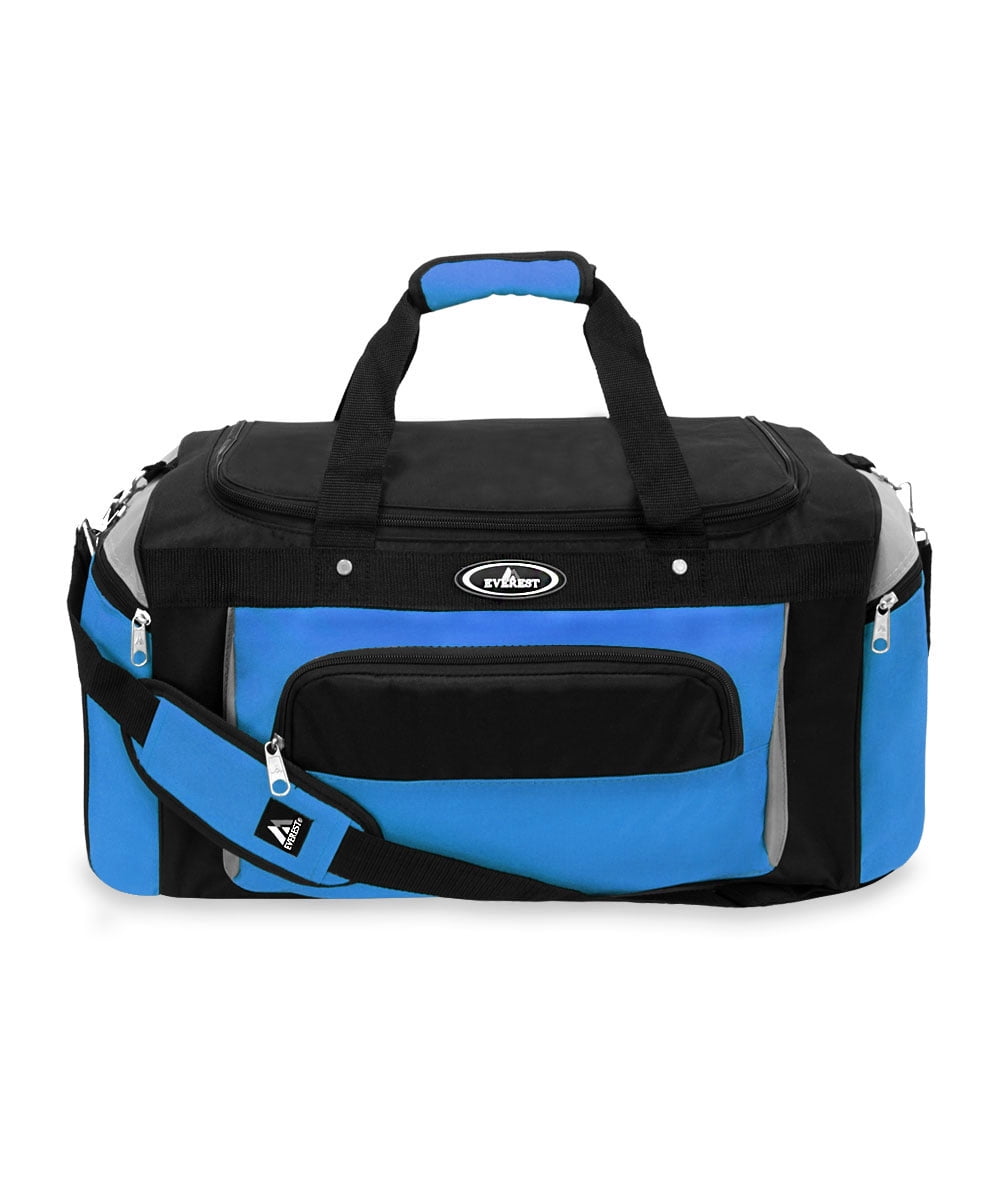 Everest Unisex Deluxe Sports Duffel Bag Royal Blue - Walmart.com