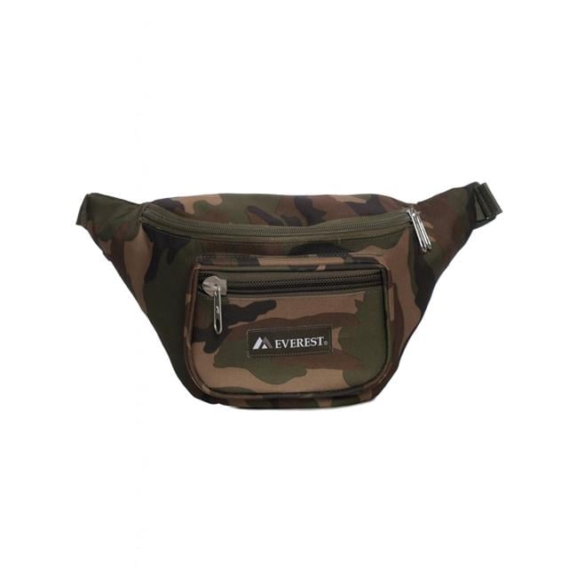 Everest Unisex Signature Waist Fanny Pack Large Woodland Camo - Walmart.com