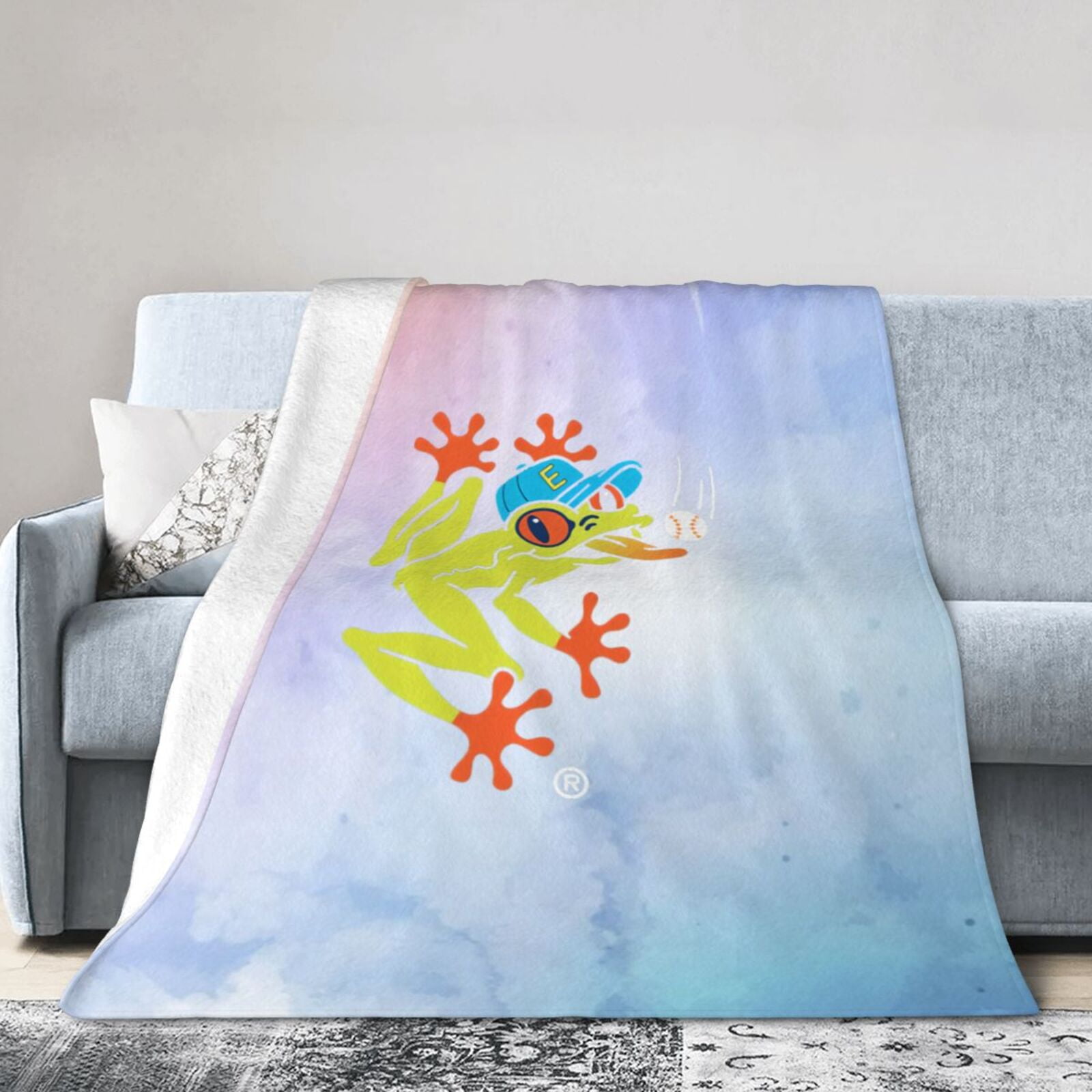 Everett Aqua Sox Logo Ultra-Soft Micro Fleece Blanket Soft Comfortable ...