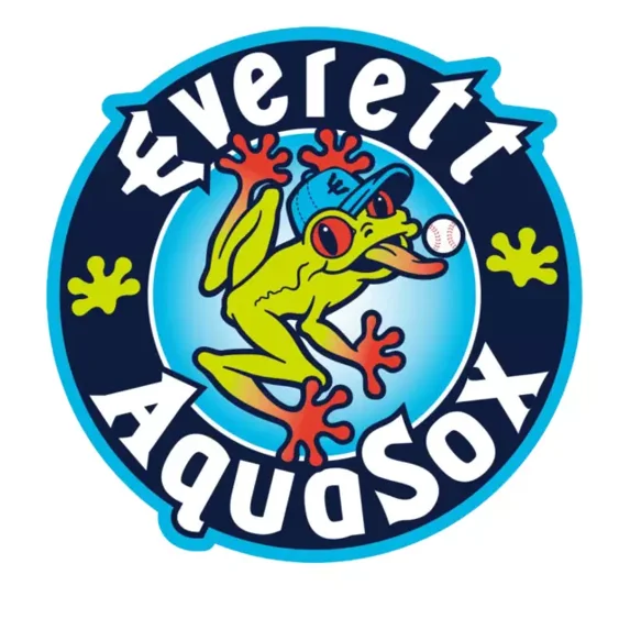 Everett Aquasox Sticker Milb Phone Decal Water Bottle Stickers Car ...
