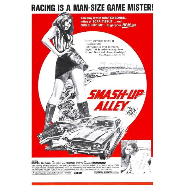 Everett Collection 43 - The Richard Petty Story Aka Smash-Up Alley Richard Petty Bottom Right ...