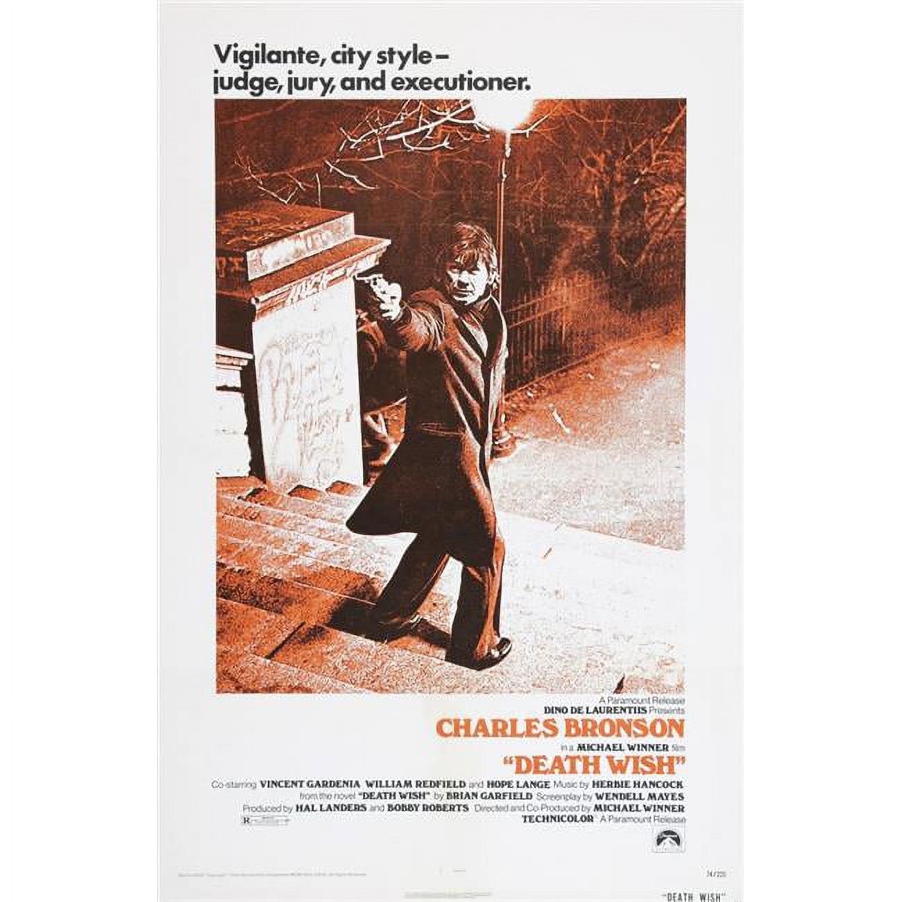 Everett Collection Death Wish Charles Bronson 1974 Movie Poster ...