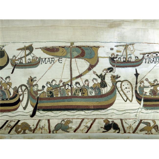 Everett Collection EVCCRLA001YF182H 1355 The Bayeux Tapestry Poster ...