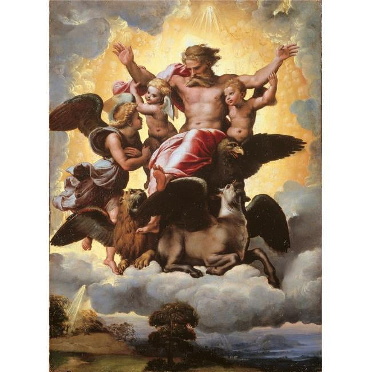 Everett Collection EVCMOND025VJ192HLARGE The Vision of Ezekiel Poster ...