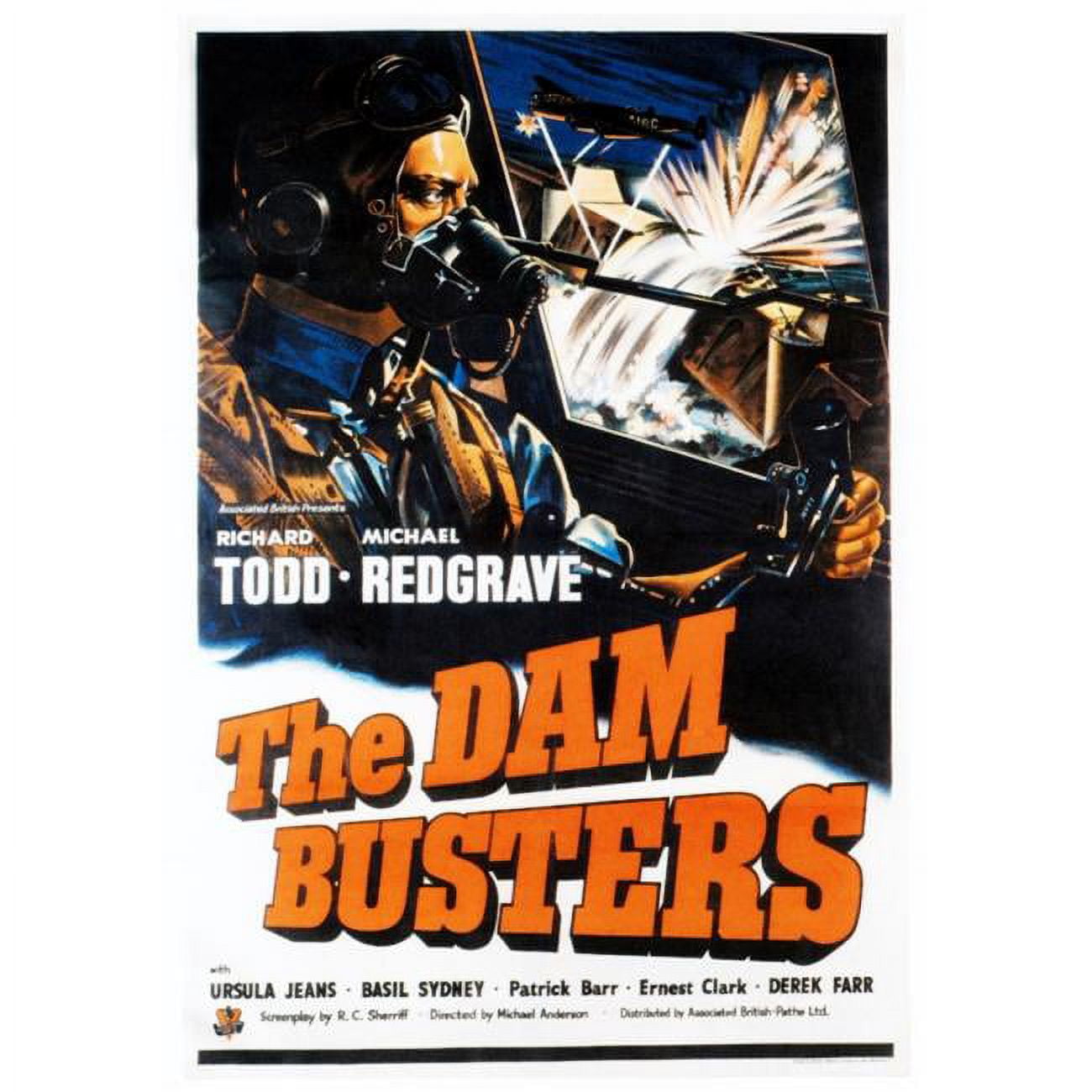 Everett Collection The Dam Busters Aka The Dambusters UK Poster Art ...