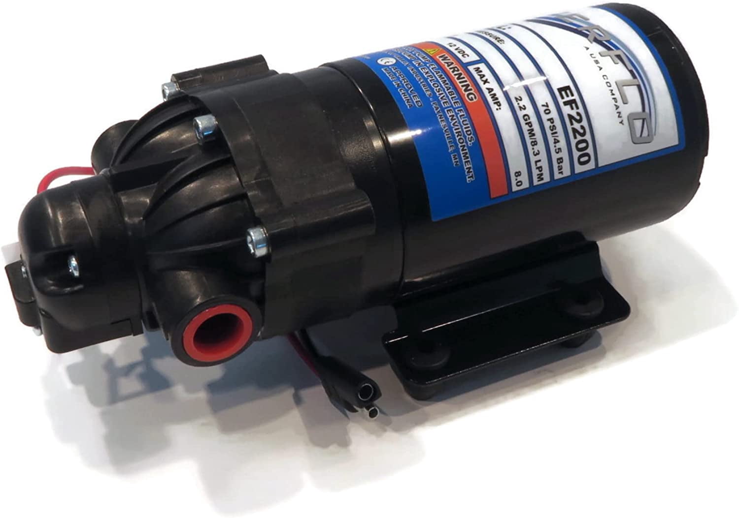 Everflo 12 Volt 2.2 GPM 70 PSI Diaphragm Pump - Walmart.com