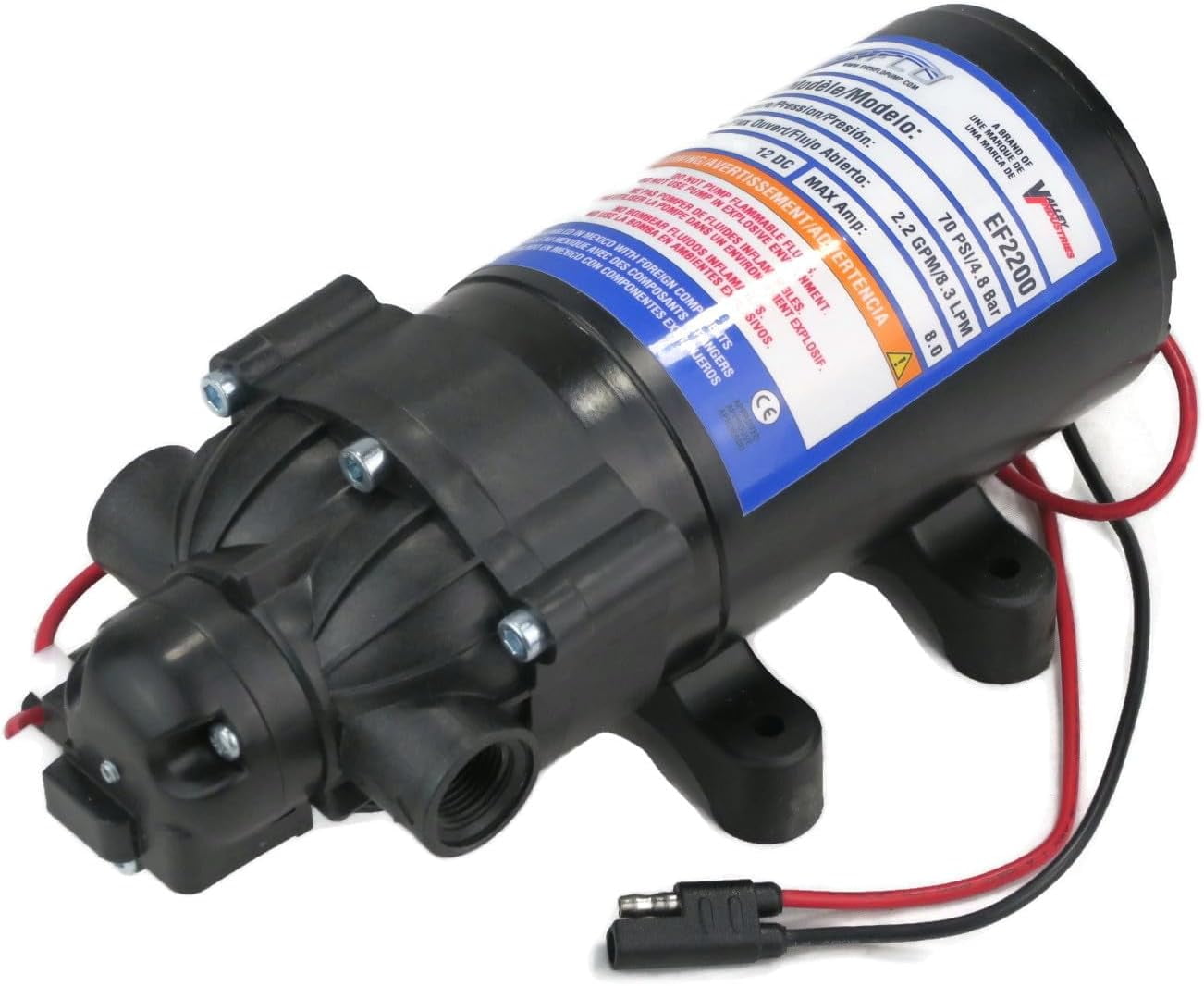 Everflo 12 Volt 2.2 GPM 70 PSI Diaphragm Pump - Walmart.com