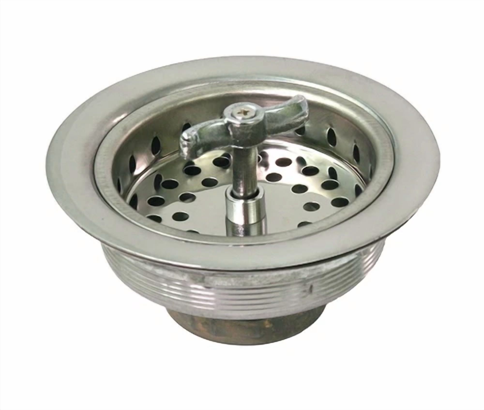 Everflow Kitchen Sink Stainless Steel Drain Assembly & Strainer Basket ...