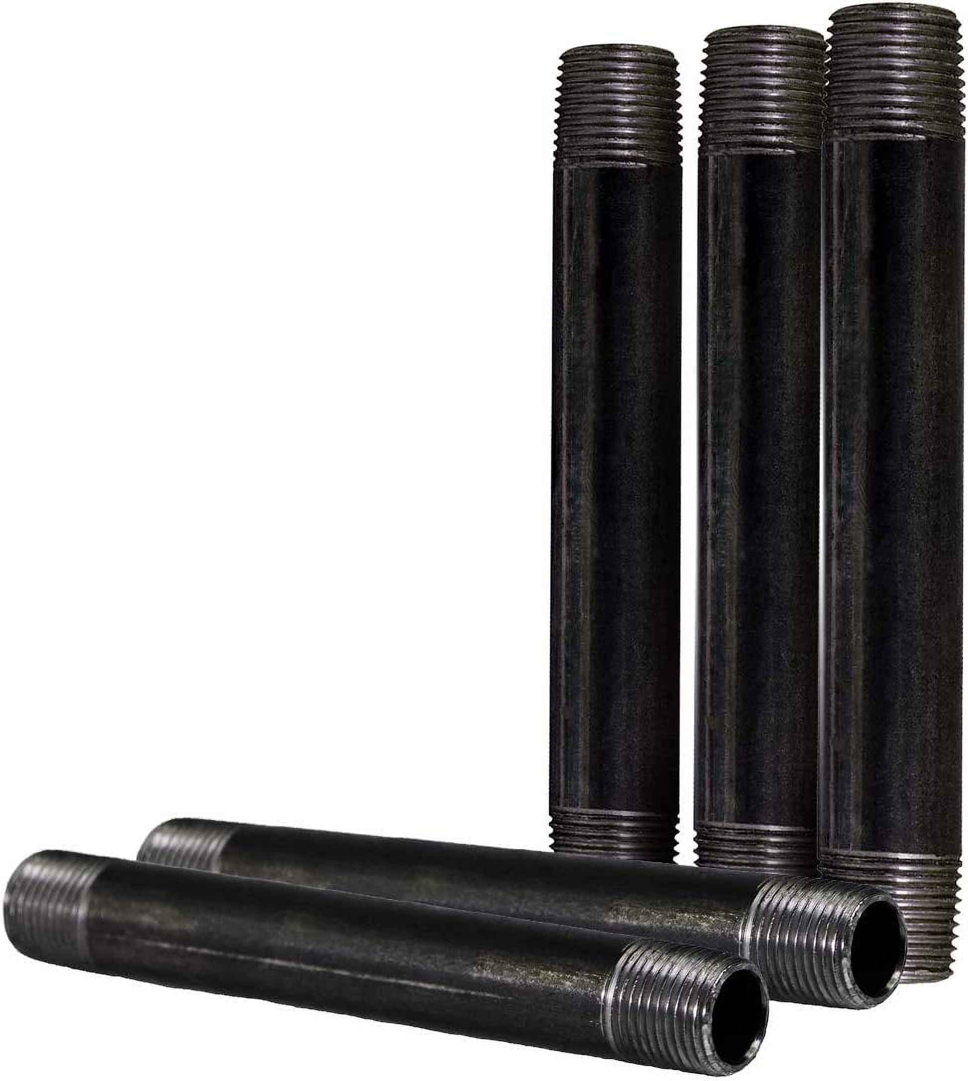 Everflow NPBL2012-5 Steel Pipe, Threaded Fitting Schedule 40, 2 In. x ...