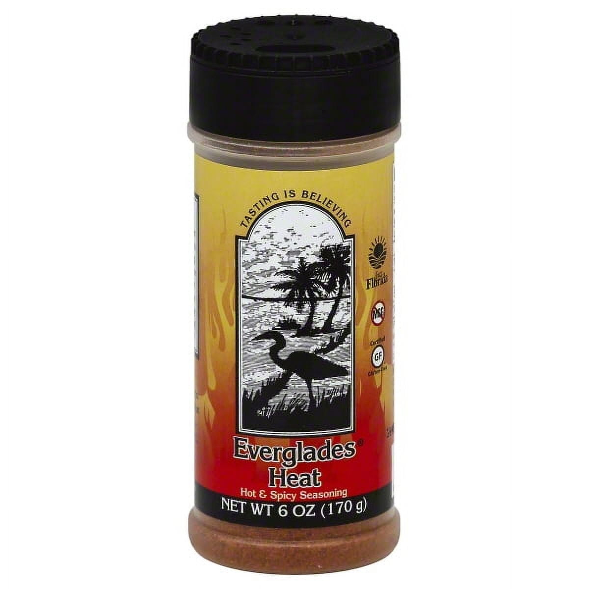 Everglades Dry Spice Hot & Spicy Seasoning, Heat Level Adjustable ...