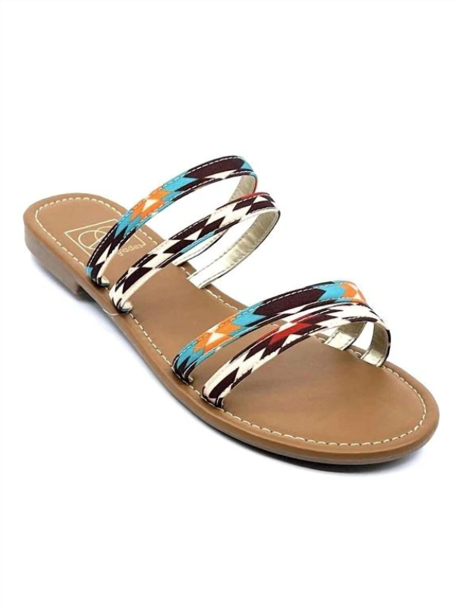 Everglades Lili 2 Aztec Sandals - Walmart.com