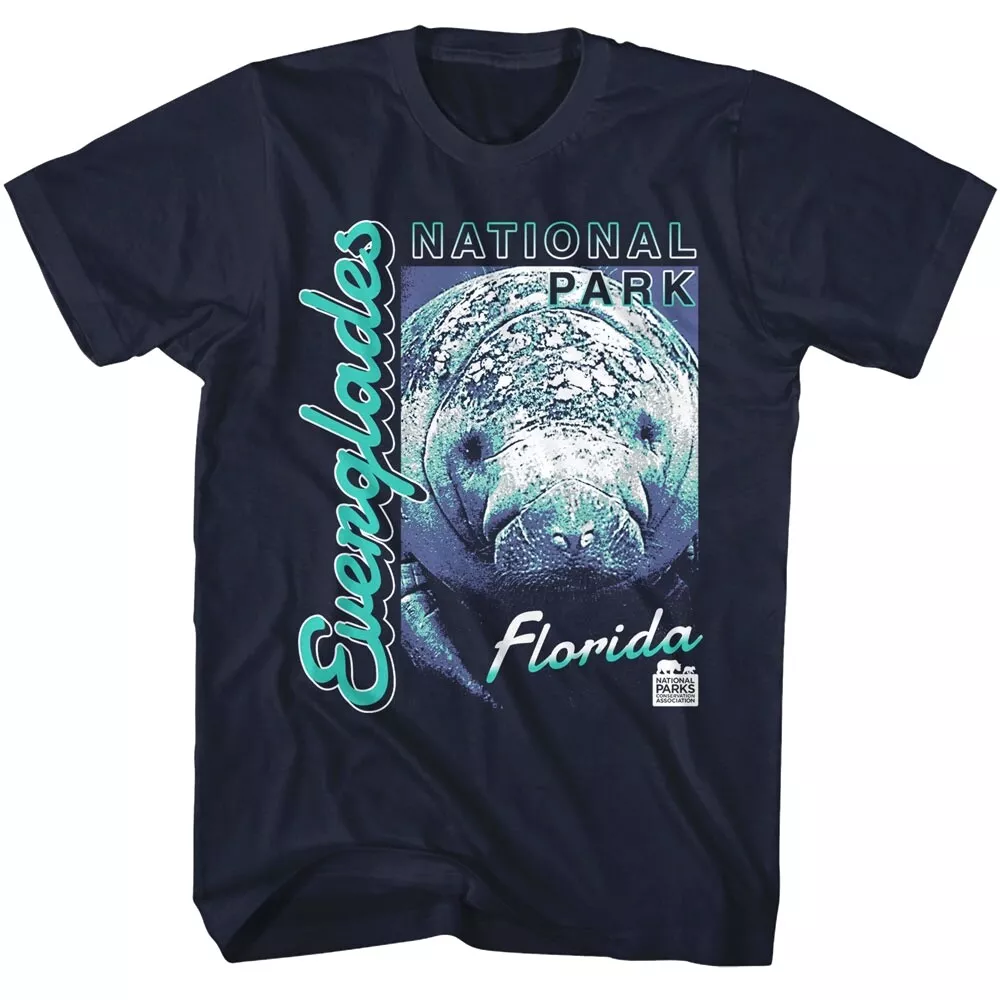 Everglades Manatee T Shirt Florida National Park Swamp - Walmart.com
