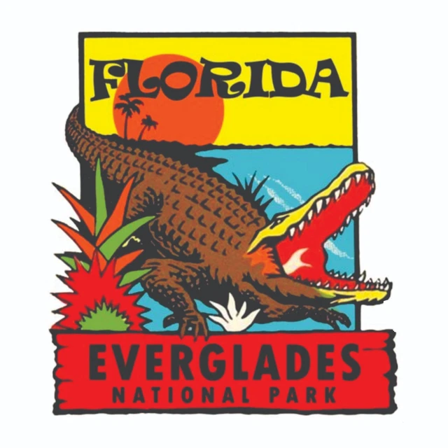 Everglades National Park Sticker Florida National Park Decal Phone ...