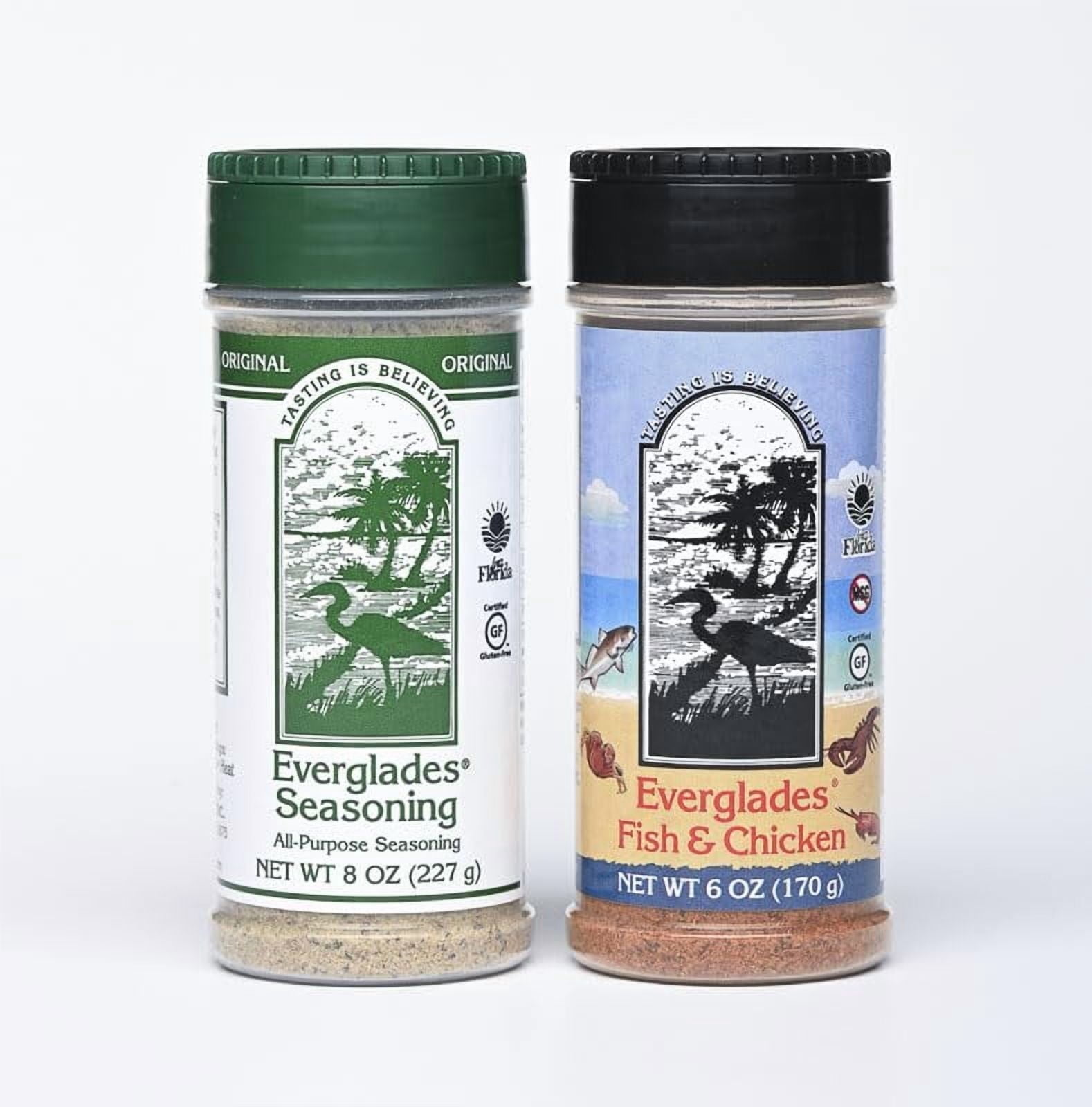 Everglades Fish & Chicken and All Purpose BBQ Rub Seasoning Combo Pack ...