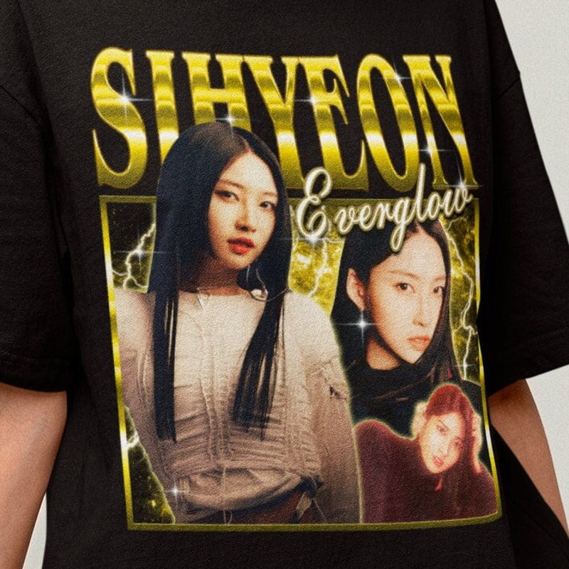 Everglow Sihyeon Retro Classic T-shirt - Kpop Bootleg Shirt - Kpop ...