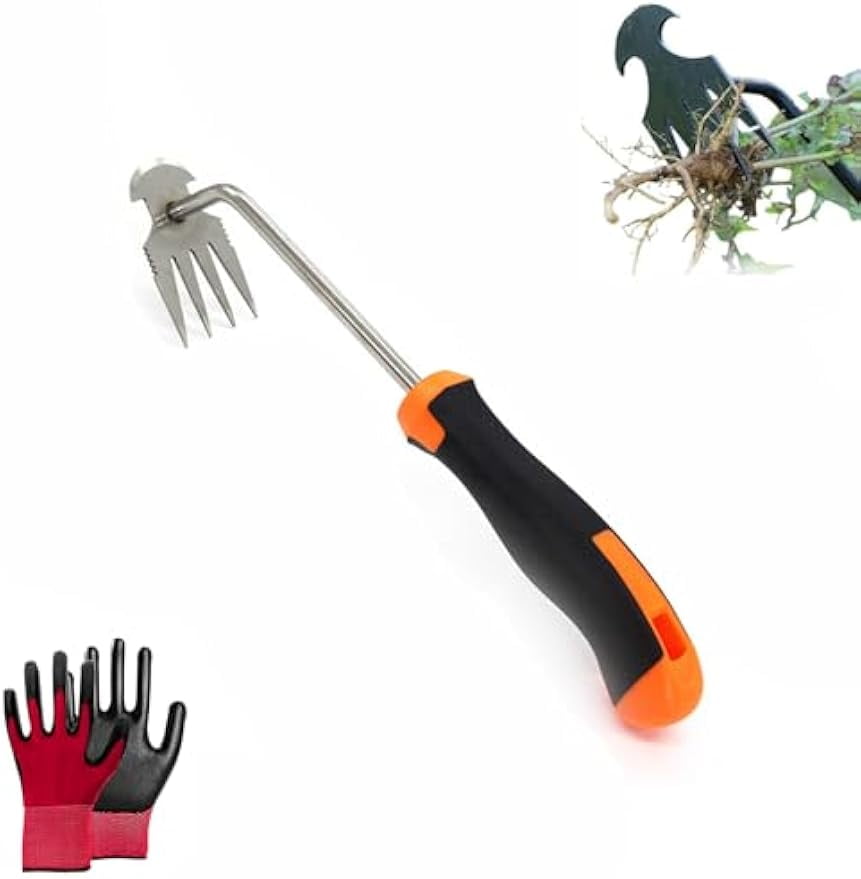 Everglowly Weeder, Weed Puller Tool, Gardening Deals, Weed Rake Long ...